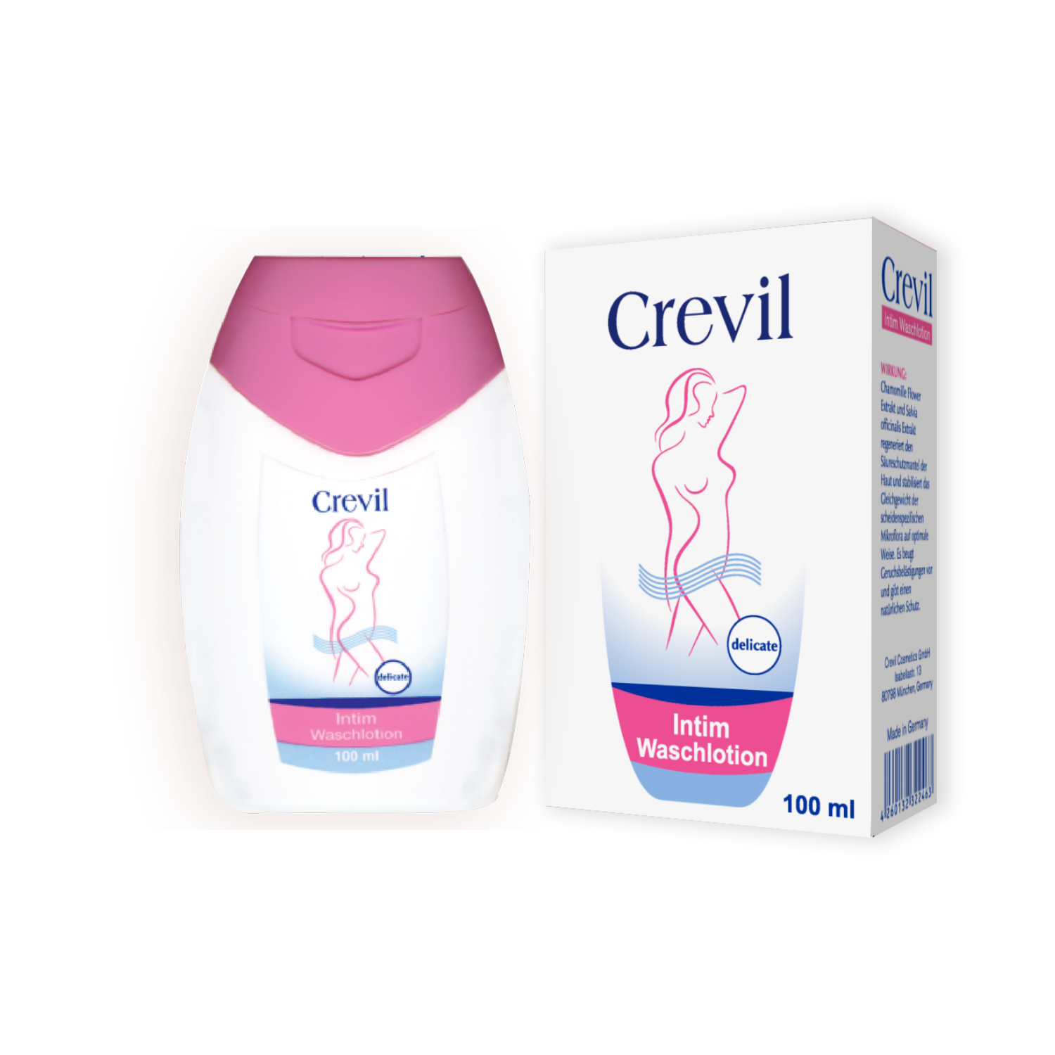 VỆ SINH PHỤ NỮ - CREVIL INTIM WASCHLOTION 100ML